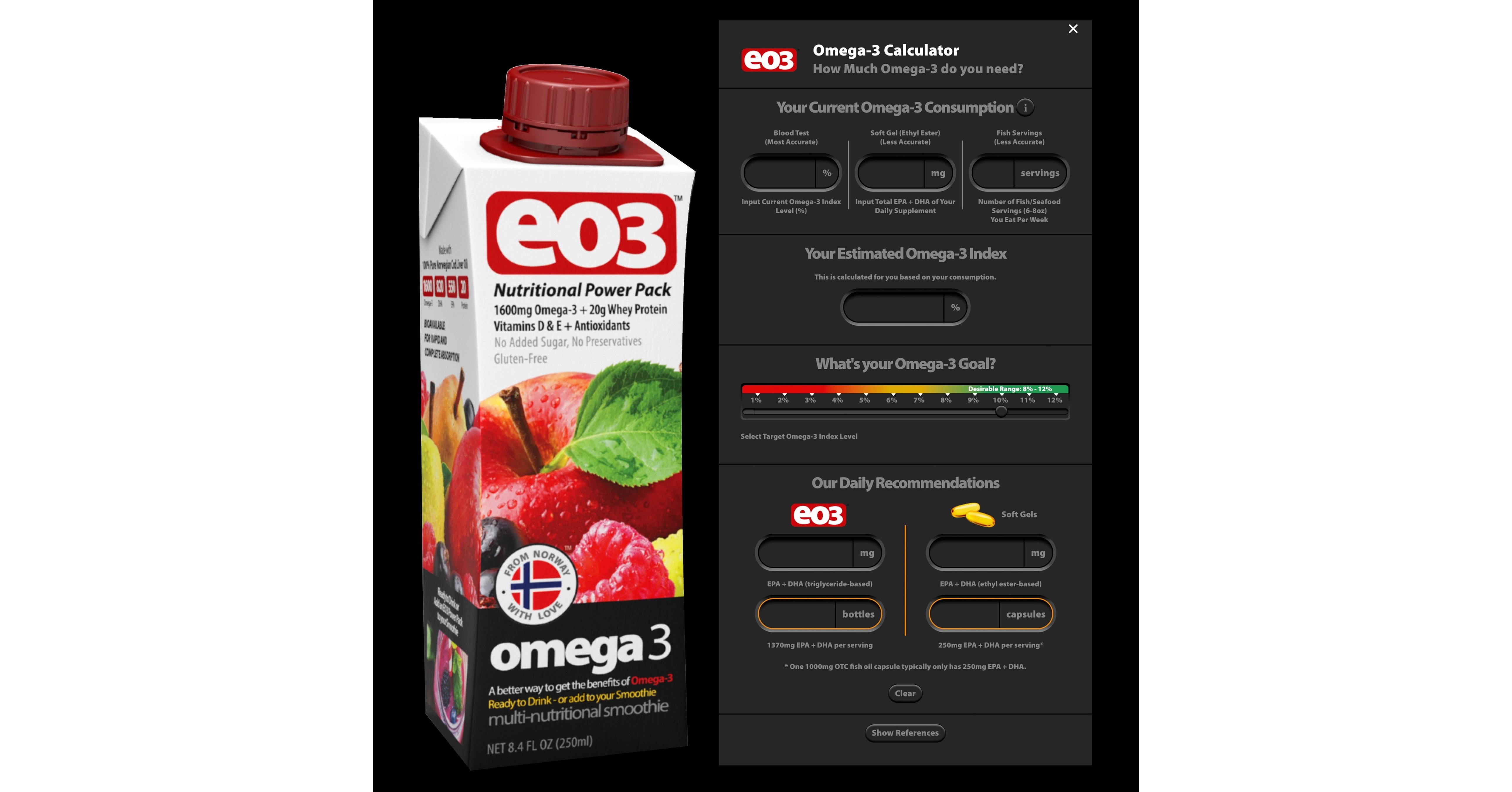 Easy-To-Use Calculator Determines Personalized Omega-3 Needs
