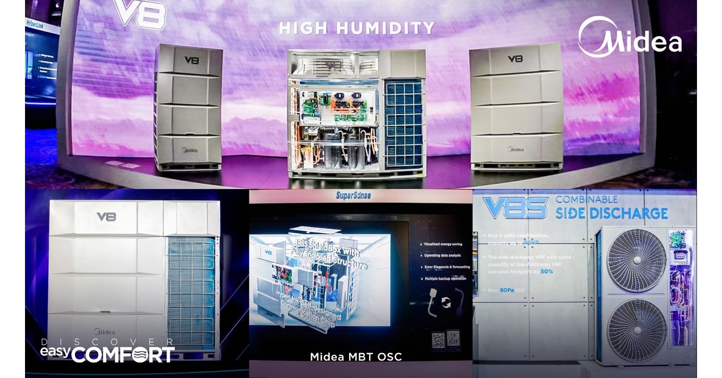 Midea V8 Global Launch in Dubai, Leading VRF Revolution through Technology