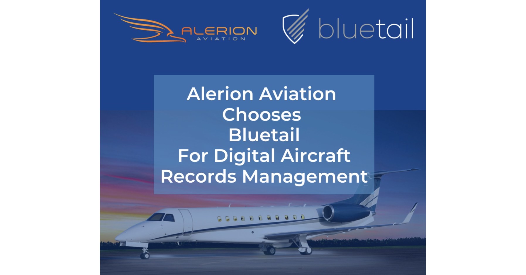 Alerion Aviation Selects Bluetail for Digital Aircraft Maintenance and ...