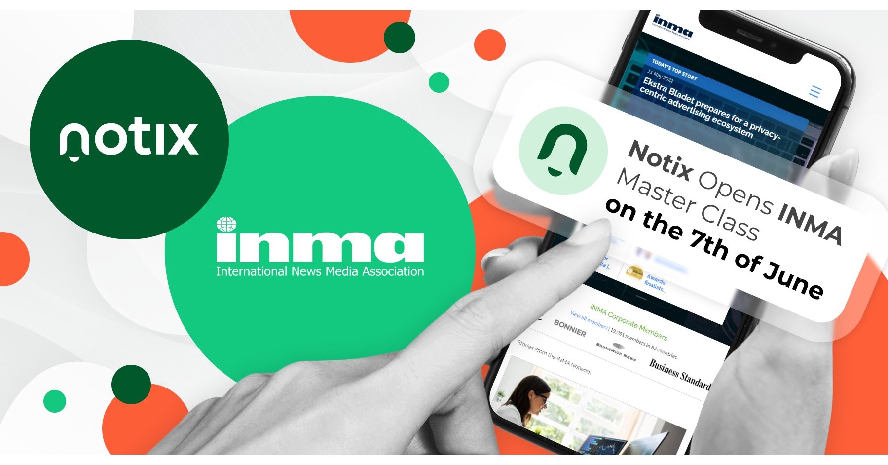 Notix Opens INMA on the 7th of June: Subscribers Engagement Master Class