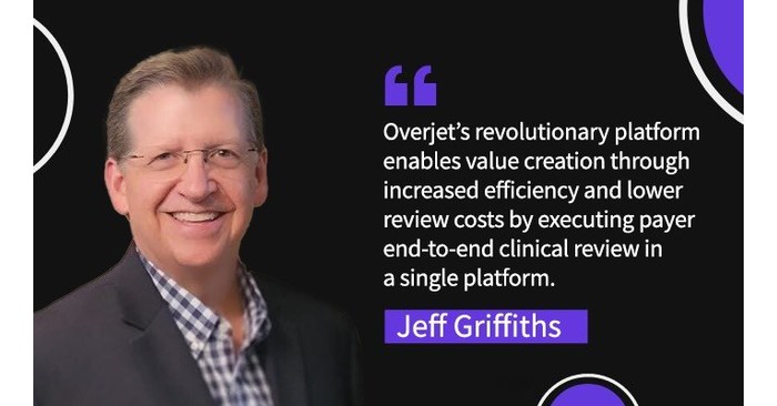 Overjet Appoints Insurance Industry Veteran Jeff Griffiths as VP of Sales