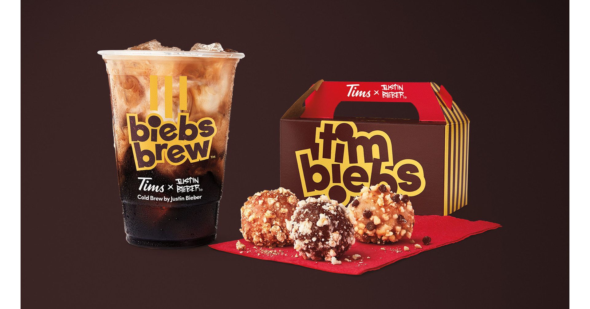 Le café Biebs Brew est maintenant offert chez Tim Hortons! Il s'agit de ...