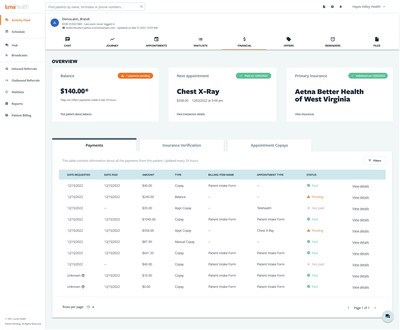 Luma Health Launches LumaFinancial™ Product within Patient Success Platform