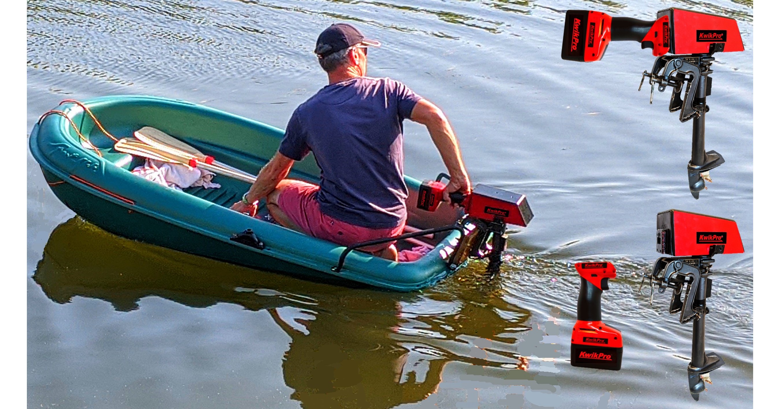 Versatile New KwikPro Work and Leisure Tool Powers a Boat