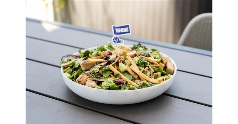 TiNDLE NOW AVAILABLE AT ALL VEGGIE GRILL RESTAURANTS NATIONWIDE
