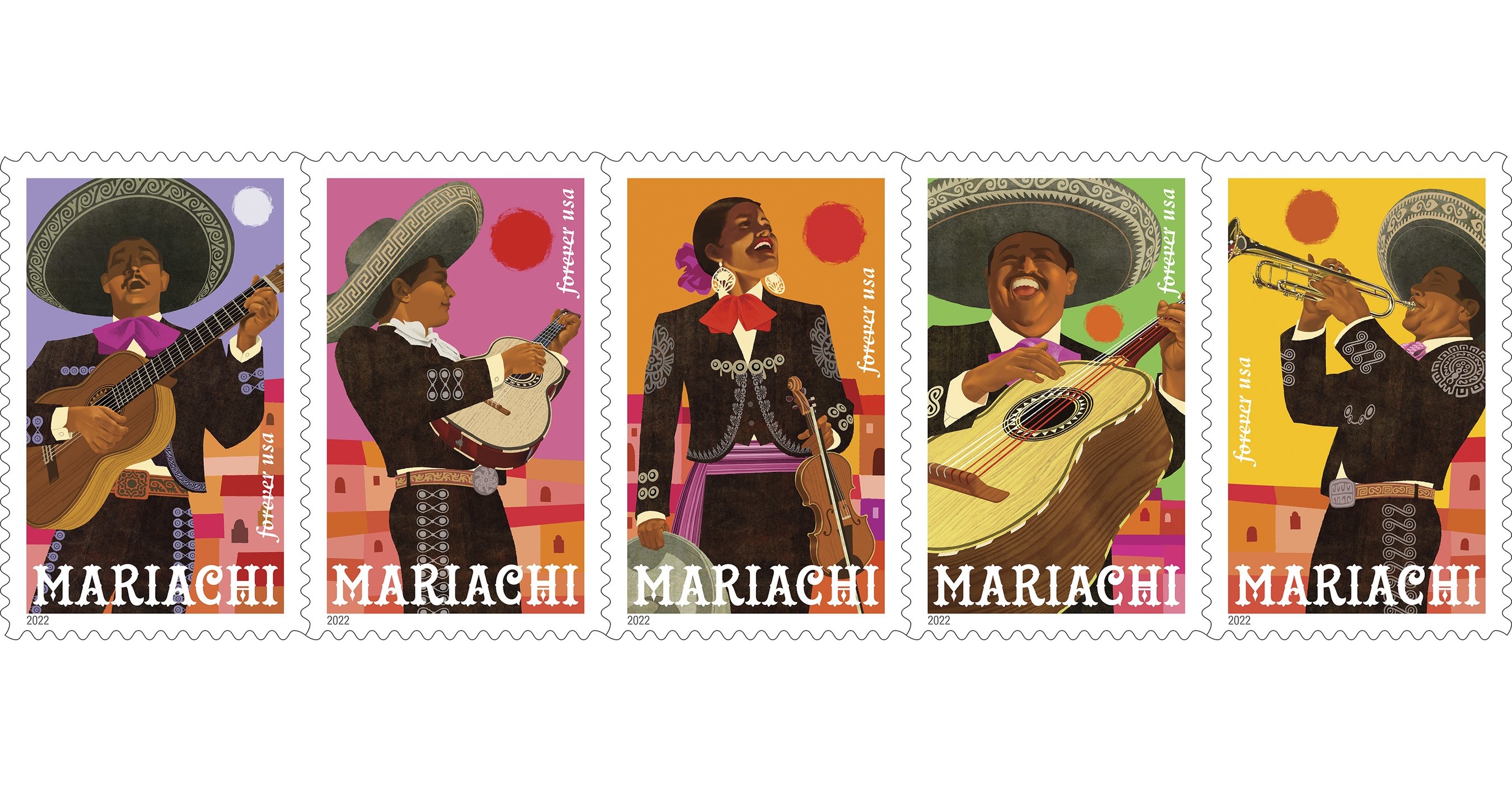 U.S. Postal Service Honors Mariachi, the Traditional Music of Mexico