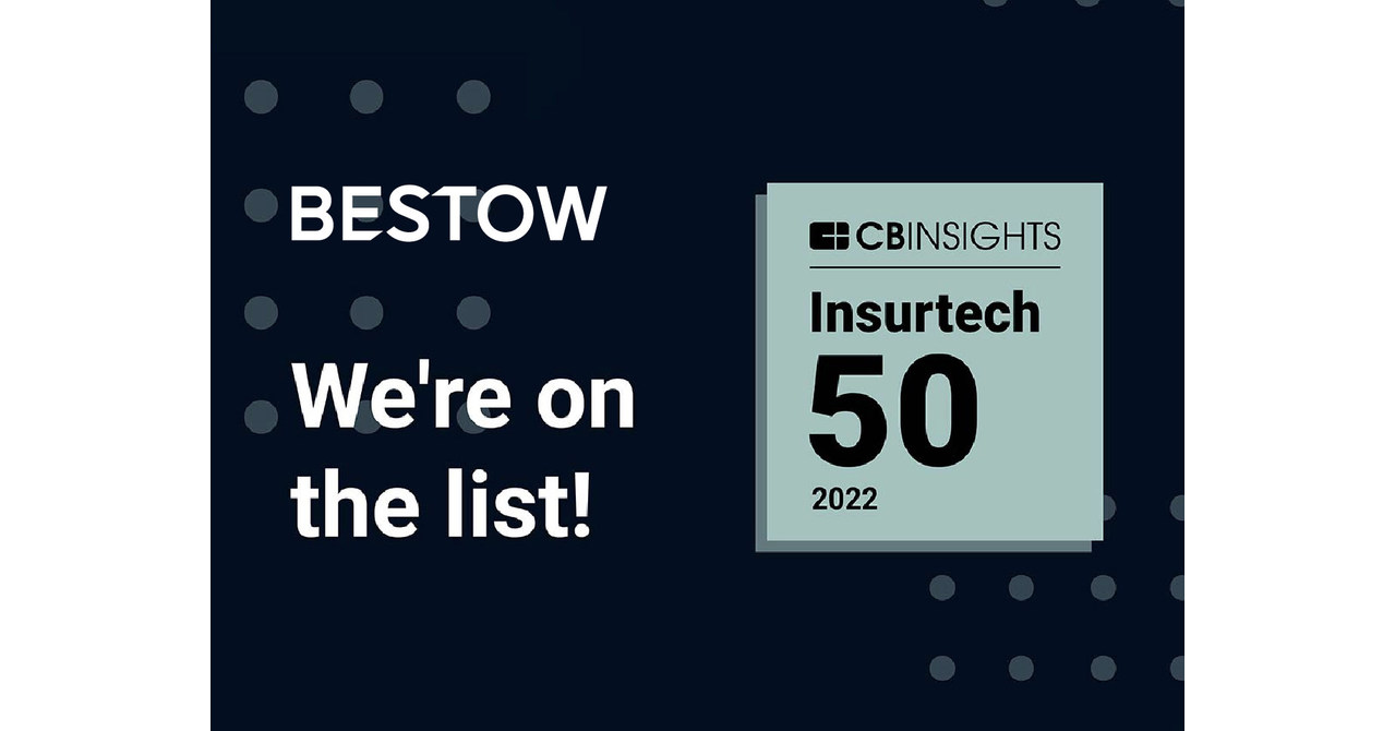 Bestow Named to the 2022 CB Insights Insurtech 50 List of Most ...