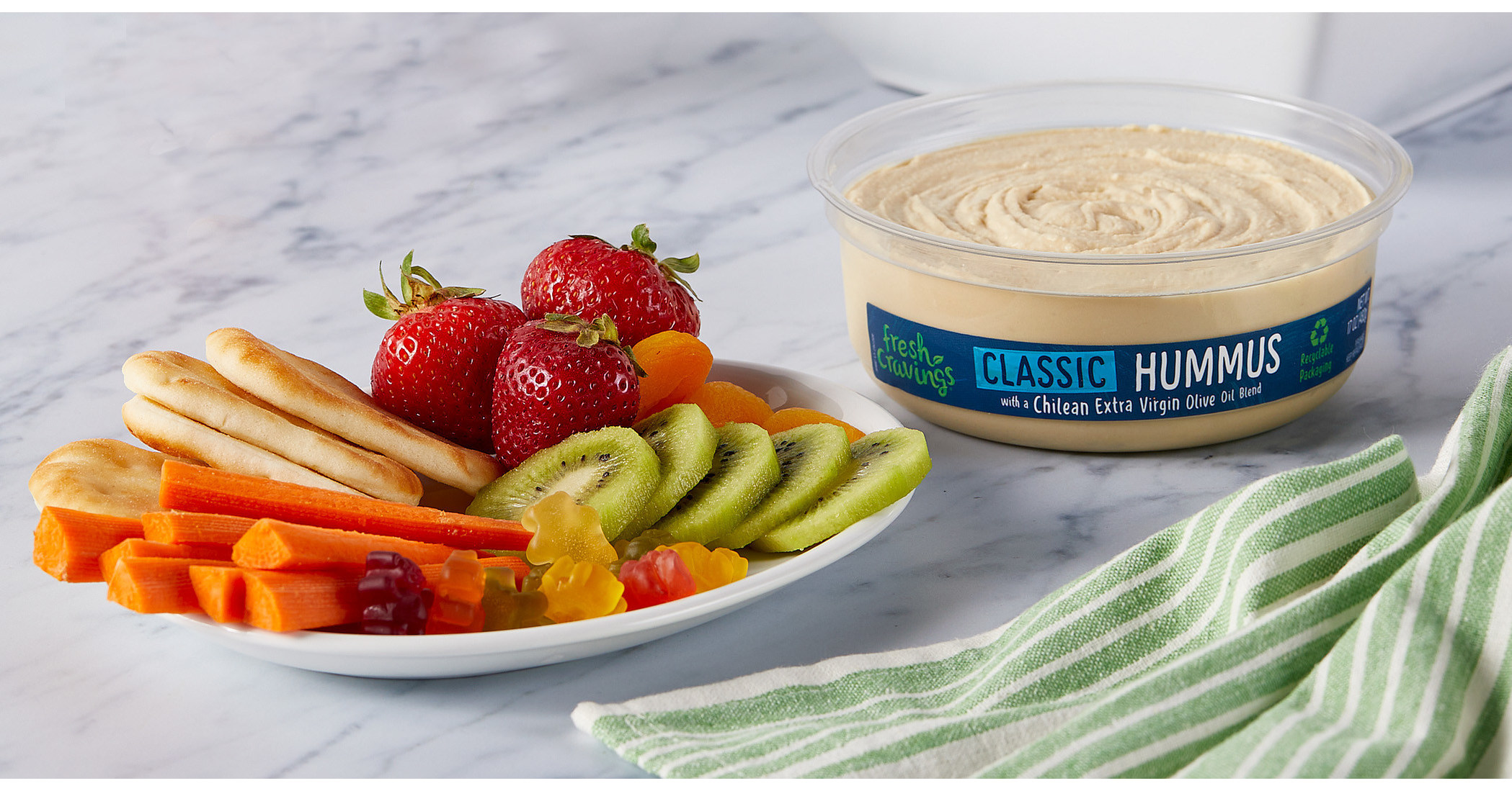 Fresh Cravings® Announces New, Family-Sized Hummus Options at Walmart