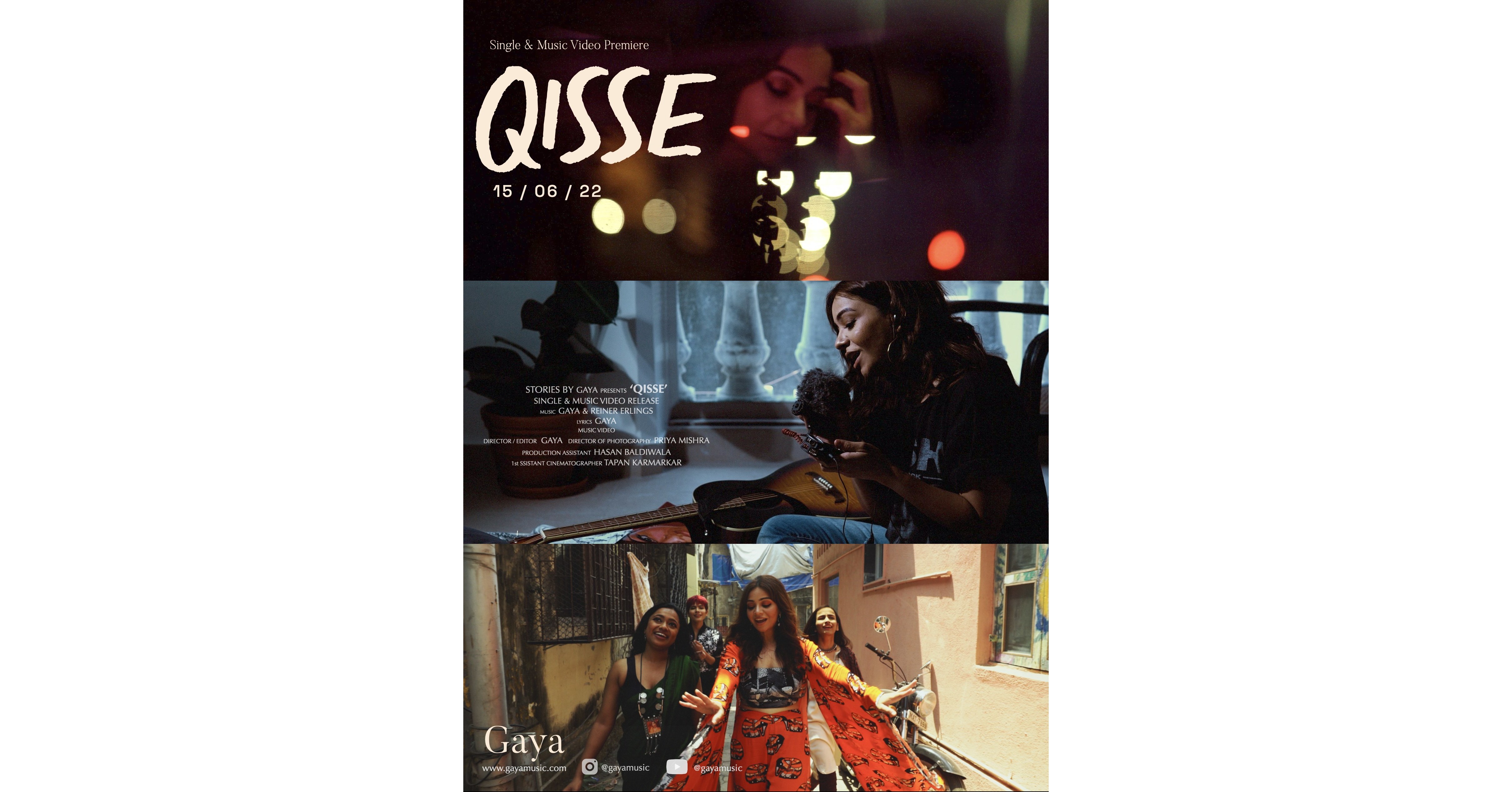 Acclaimed Musician Gaya makes a comeback with Qisse - A multi-lingual ...