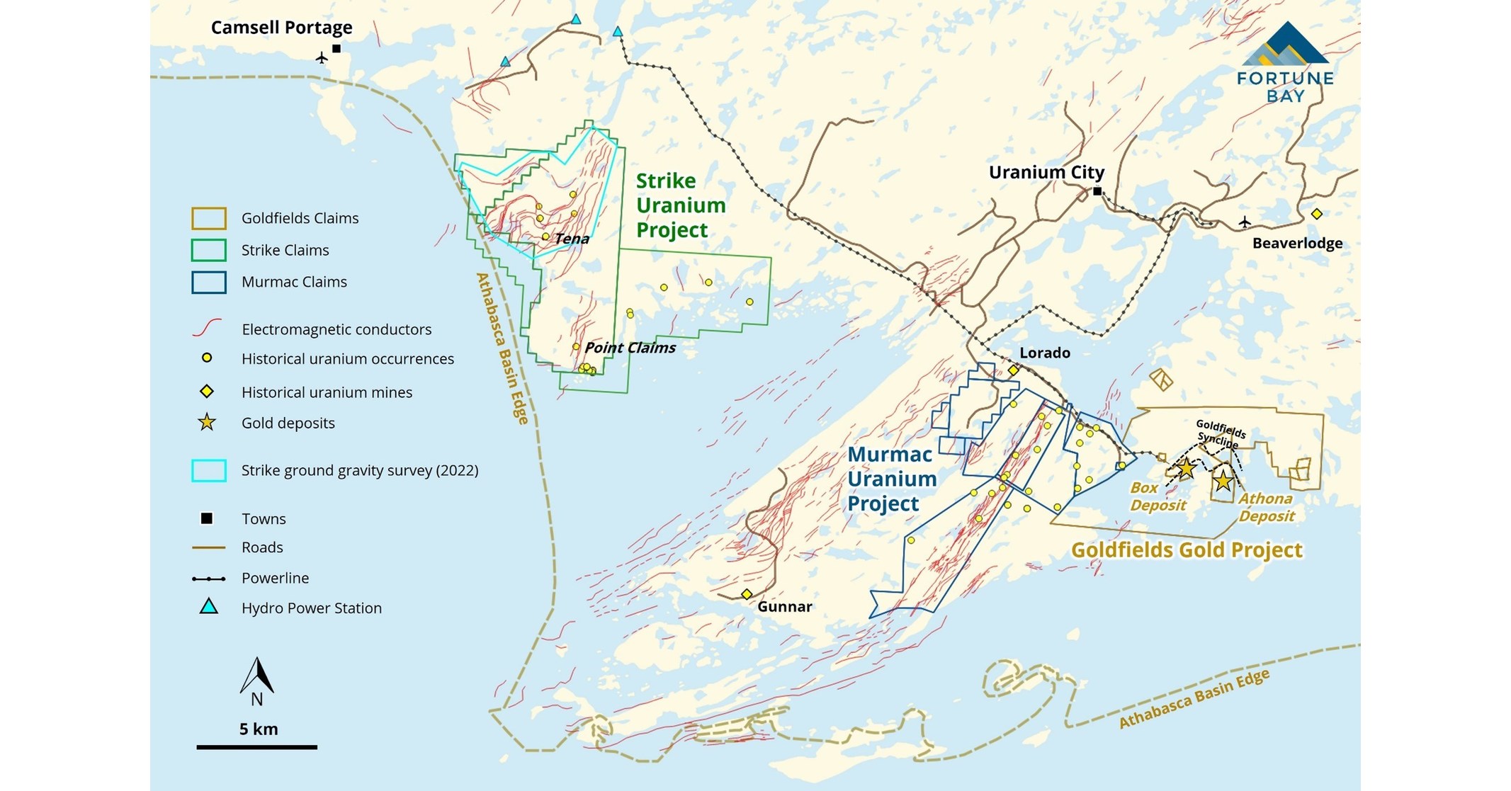 FORTUNE BAY ANNOUNCES INITIAL DRILL TARGETS FOR THE MURMAC URANIUM PROJECT