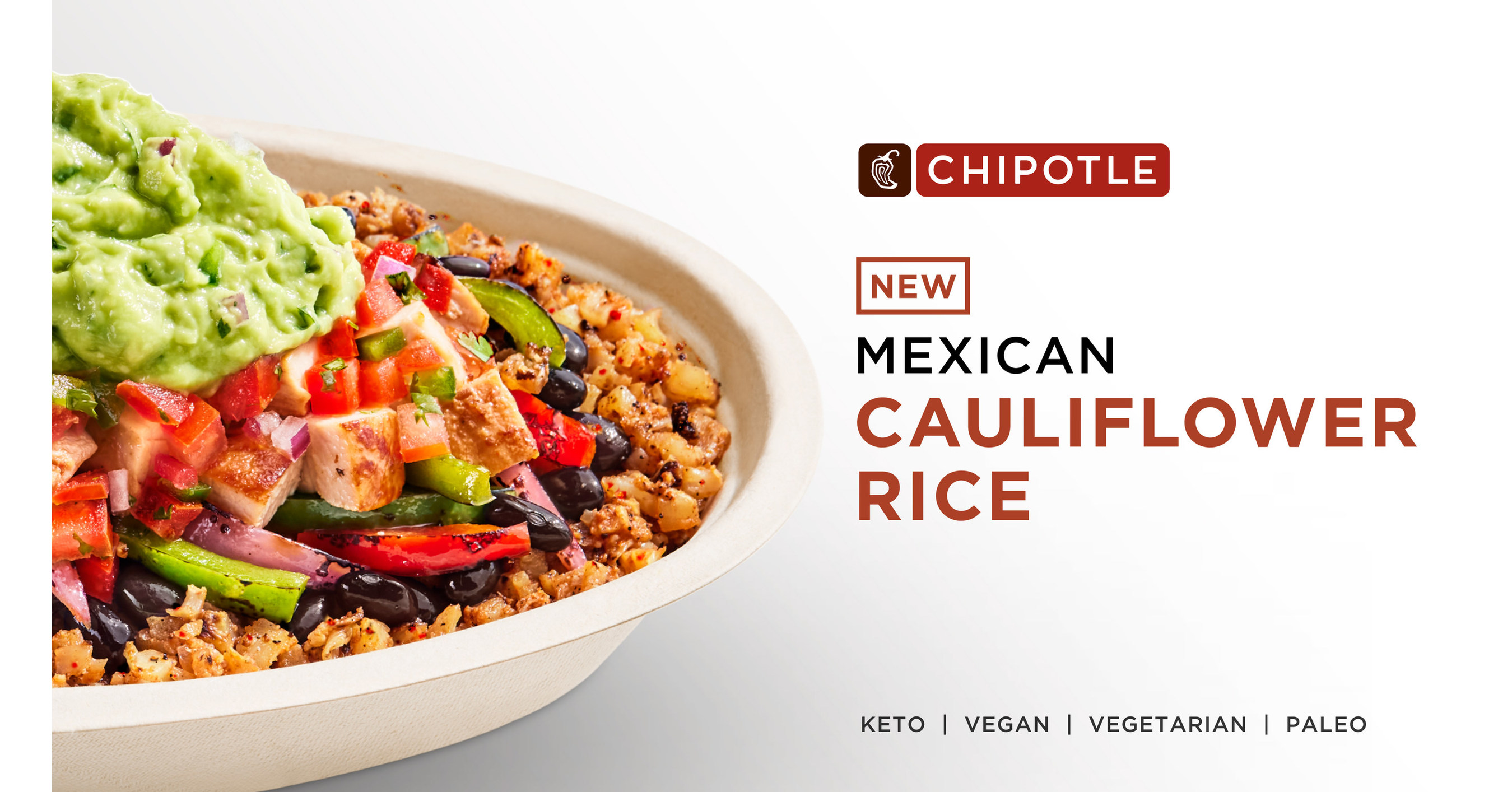 CHIPOTLE TESTS MEXICAN CAULIFLOWER RICE - Jun 16, 2022