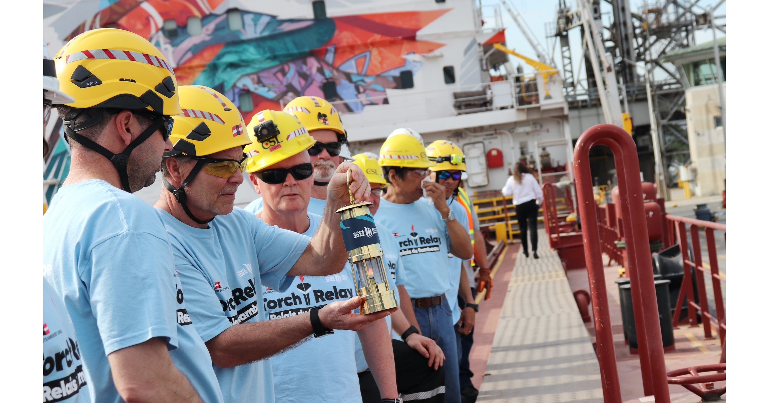 CSL Makes History by Carrying the Canada Games Torch on Board CSL St ...