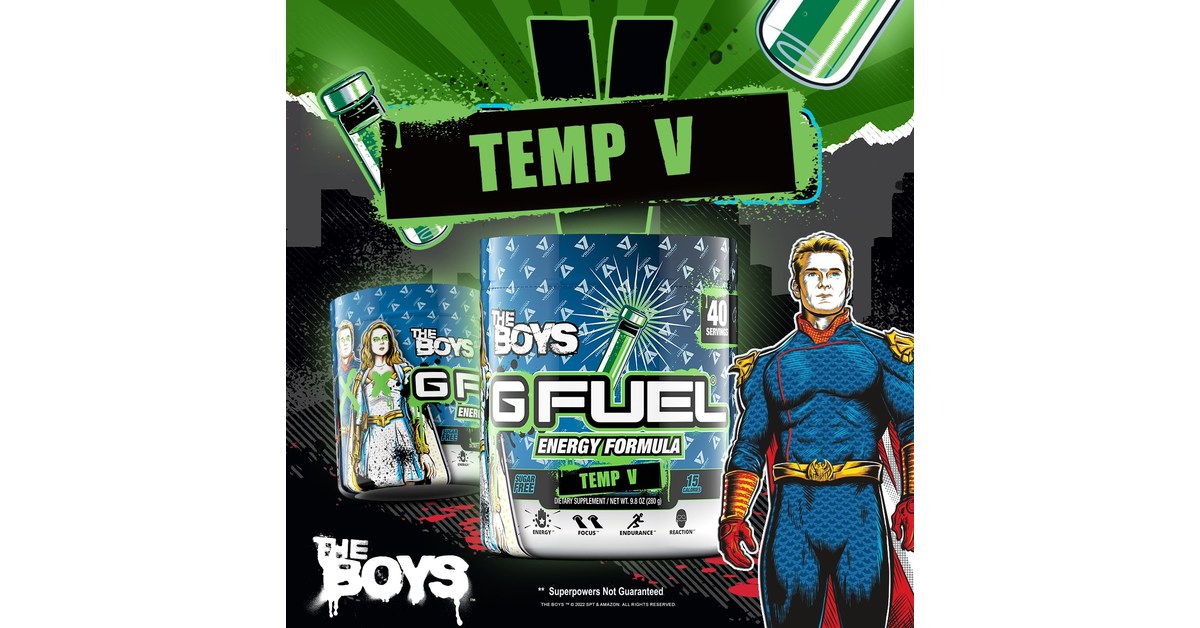 G FUEL and Sony Pictures Television Create a Super-Powered Team-Up with ...