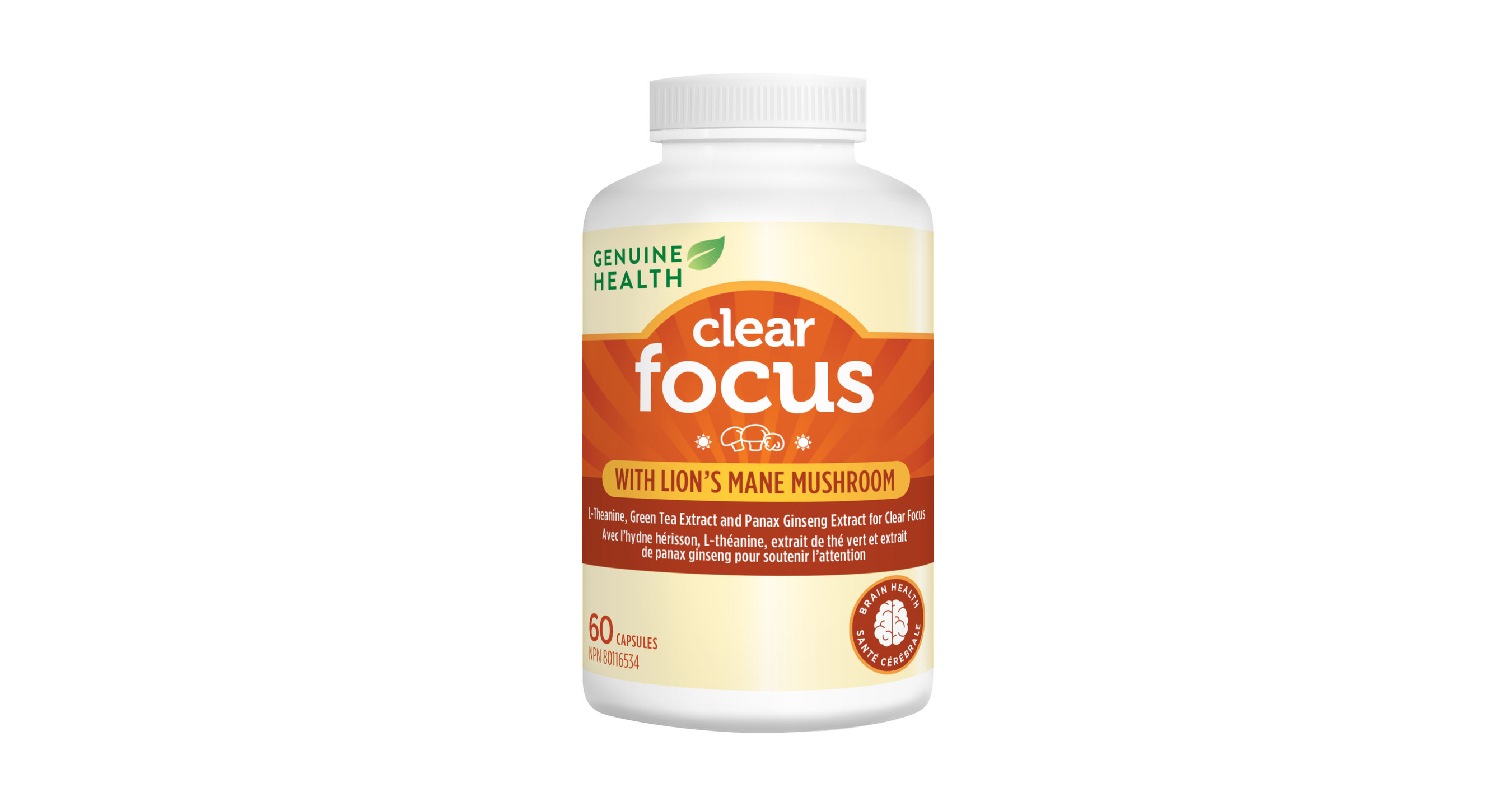 Genuine Health Launches New Focus Supplement with Lion's Mane Mushroom