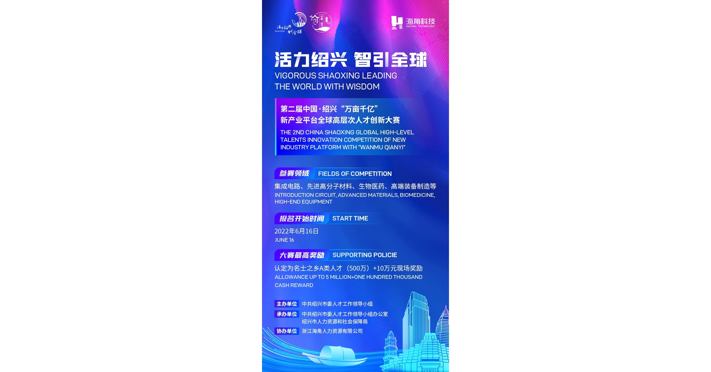 Announcement for the 2nd China Shaoxing global high-level talents ...