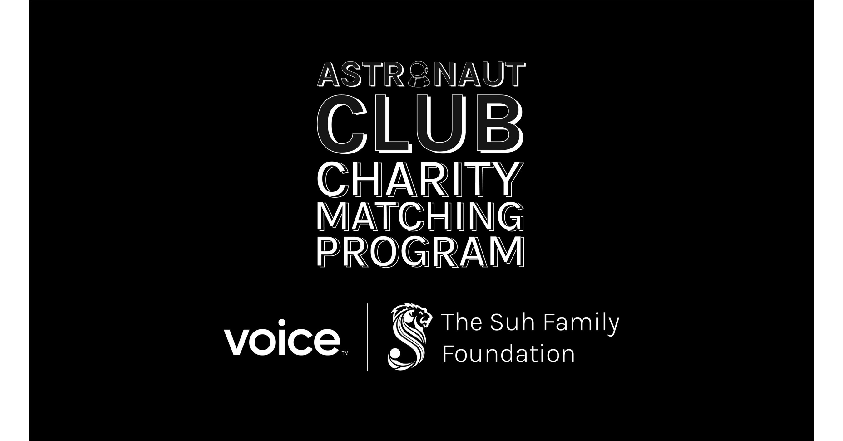 Digital Art Marketplace Voice's New Astronaut Club Charity Matching ...