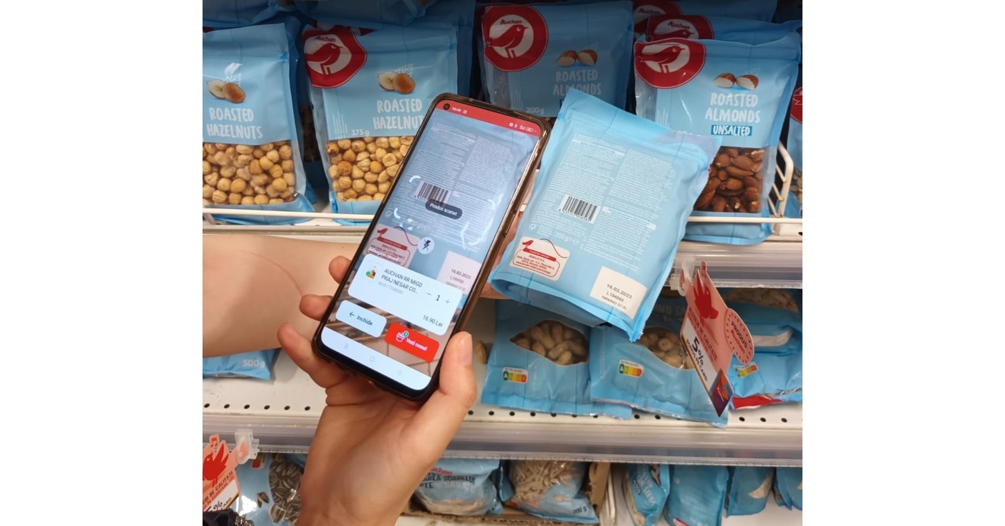 Auchan Roumanie lance Scan & Go basé sur la technologie de shopreme