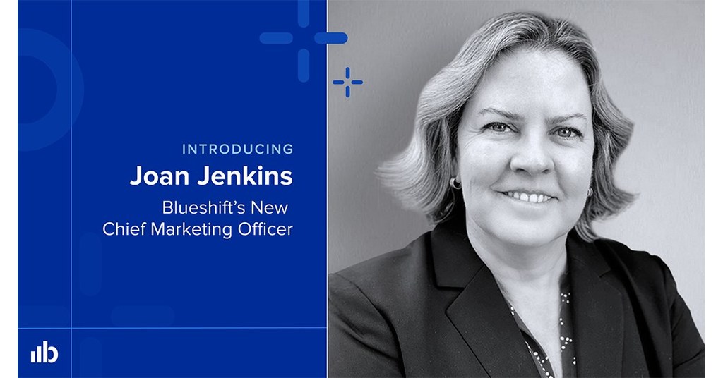 Blueshift Announces Joan Jenkins as New Chief Marketing Officer