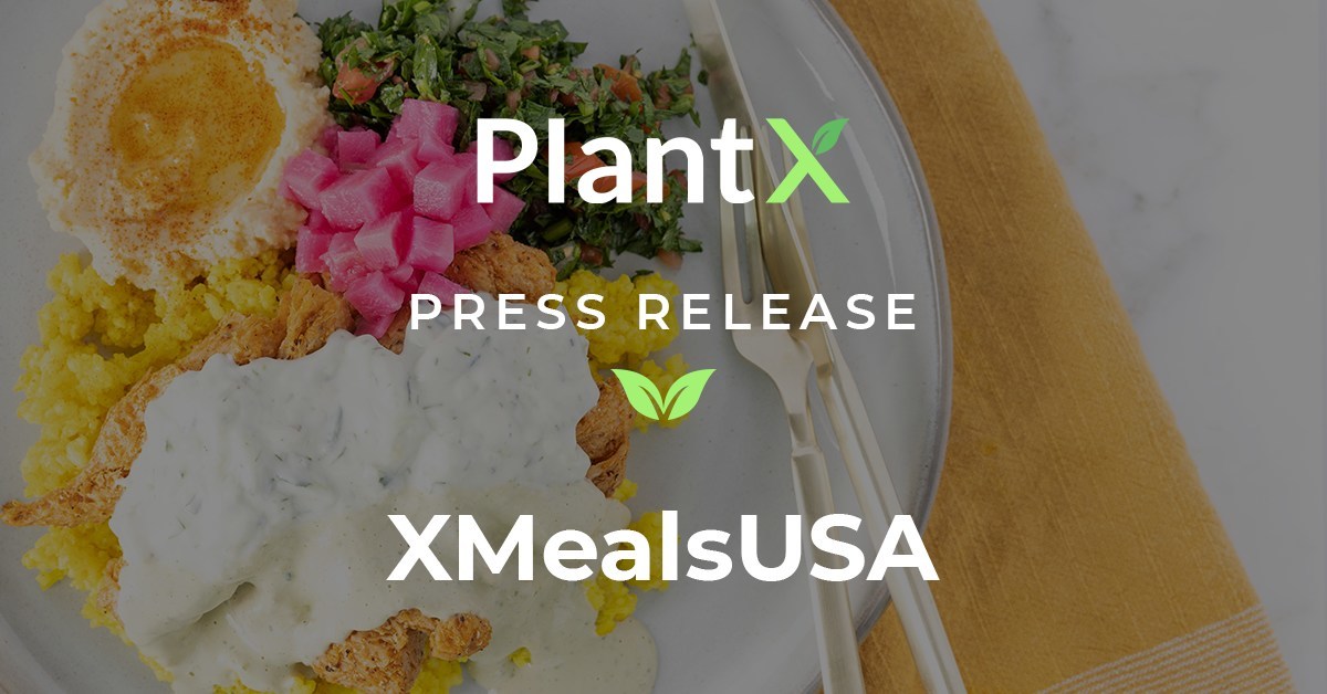 PlantX Launches New XMeals Website for its United States Meal Delivery ...