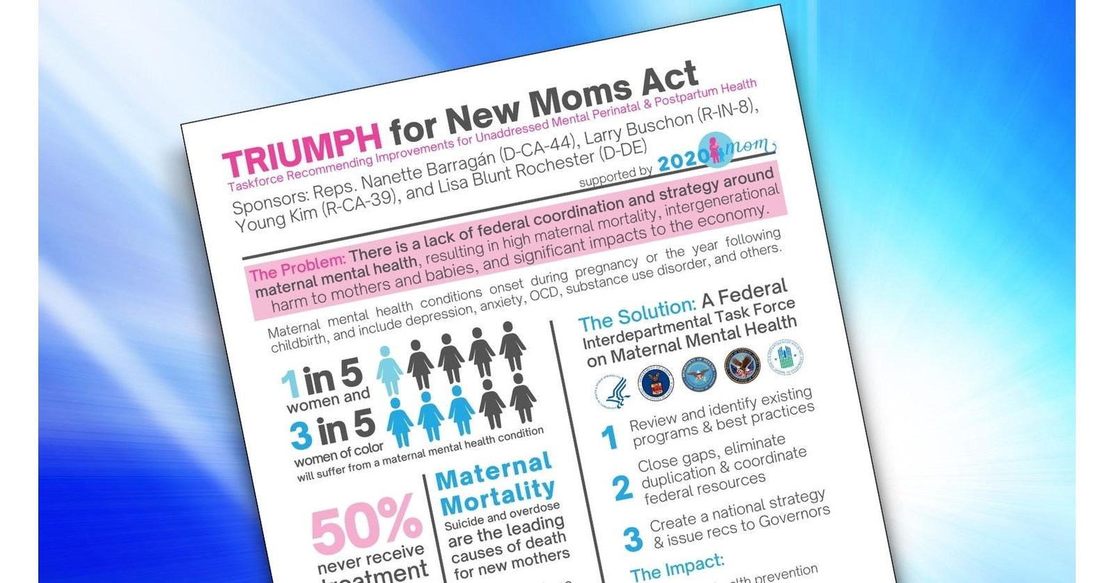 2020 Mom Applauds House Passage of TRIUMPH for New Moms Act as Part of ...