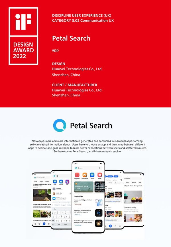 Petal Search wins iF Award 2022, signaling its dedication to next ...