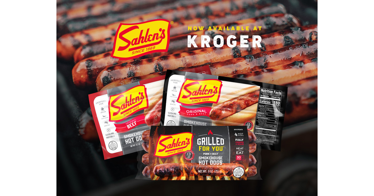 SAHLEN'S FLAGSHIP HOT DOGS & NEWEST PRODUCT NOW AVAILABLE AT KROGER