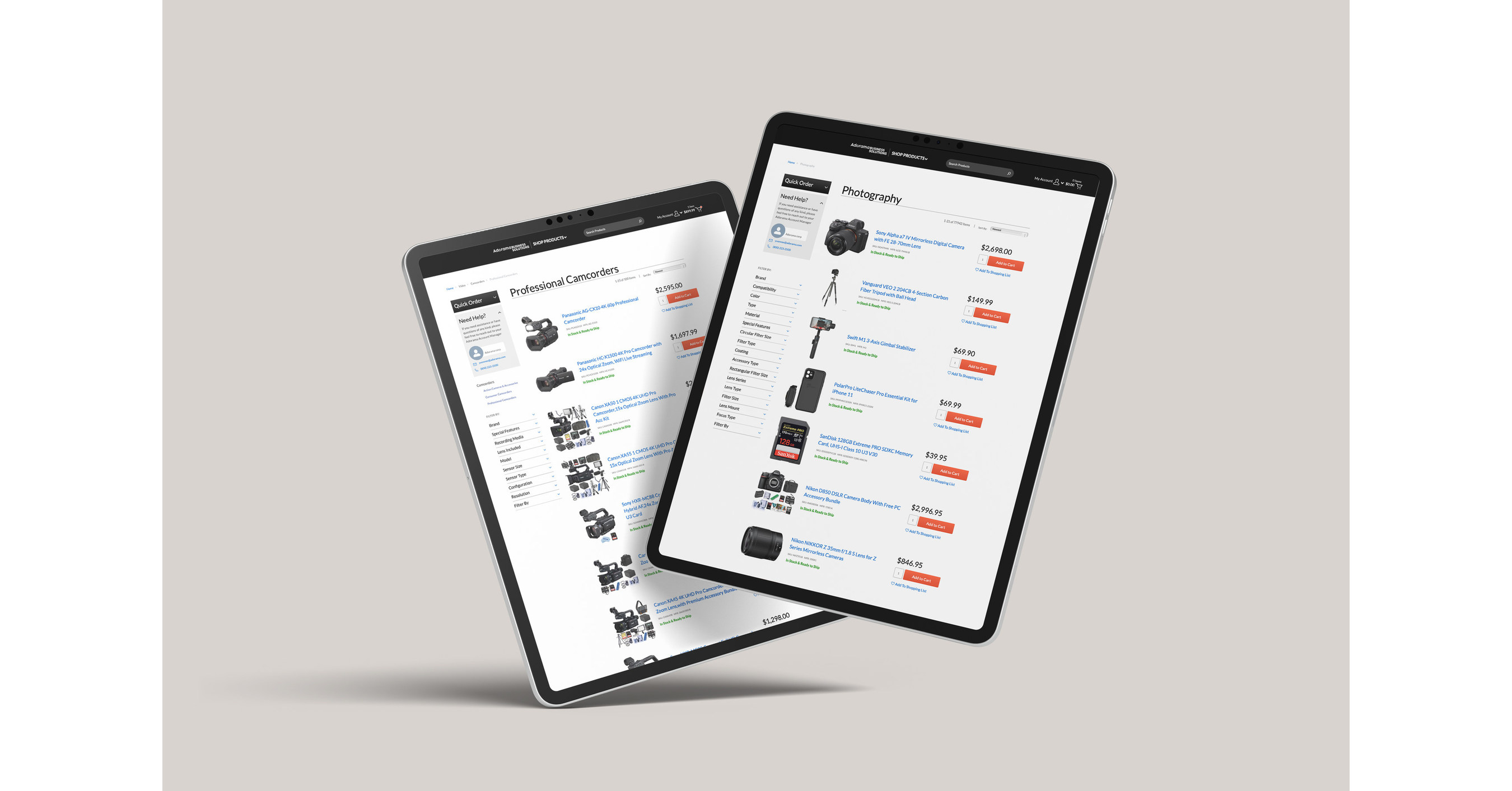 Adorama Business Solutions Launches Federal Government Purchasing Portal