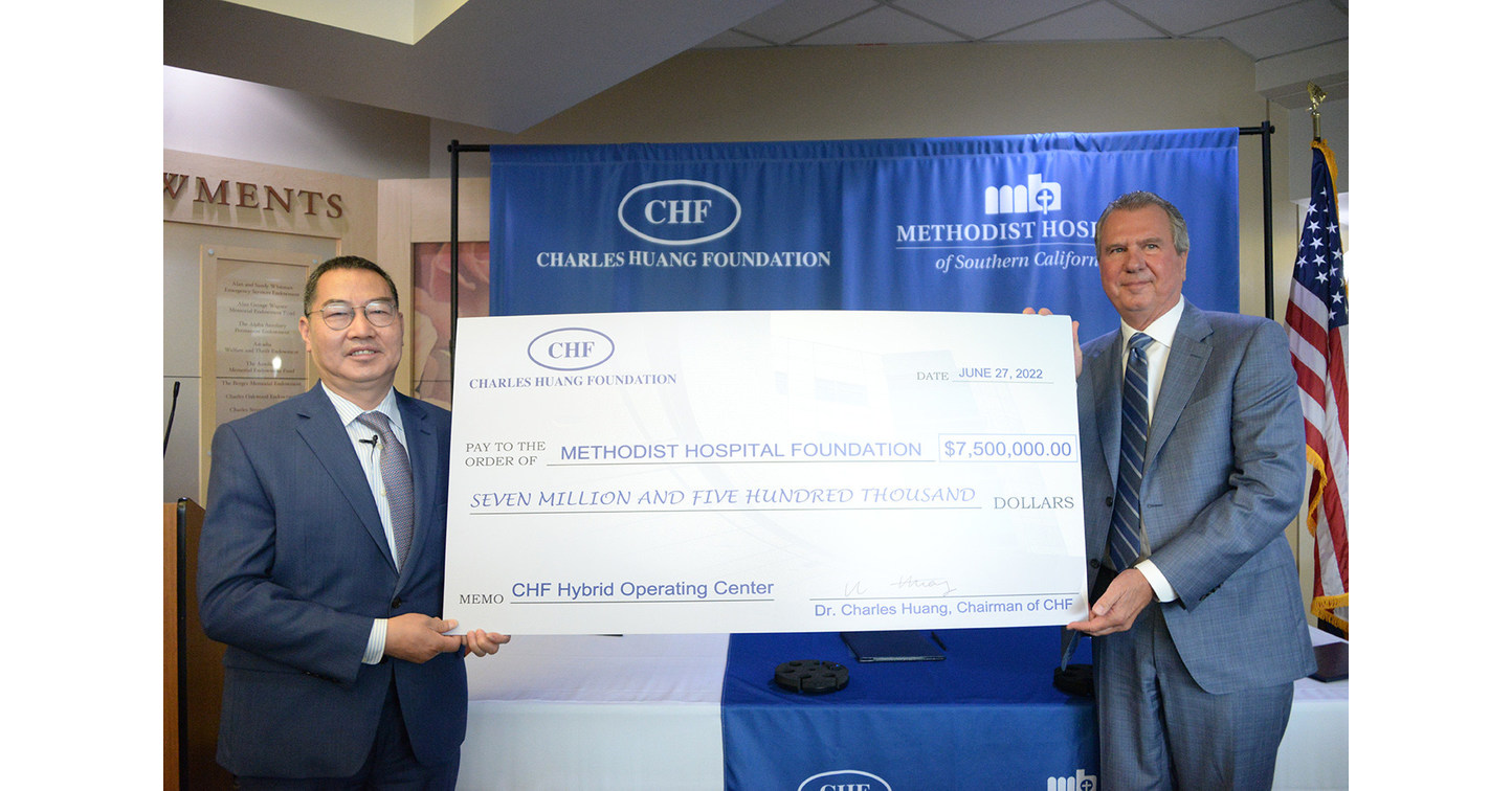 Charles Huang Foundation Makes Record-Breaking Donation to Methodist ...
