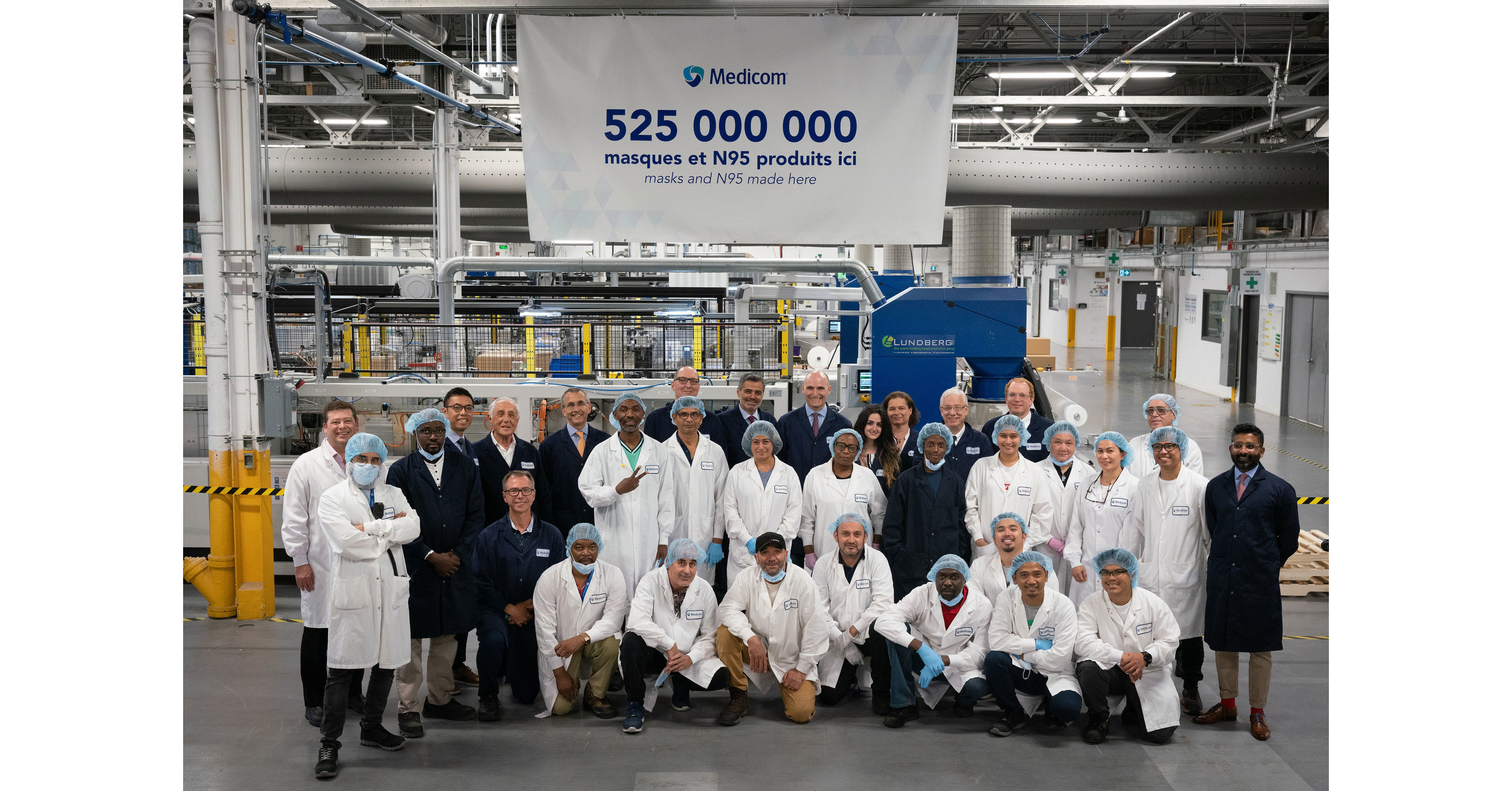 Medicom Montreal Plant Manufactures Over 525 million Surgical Masks and ...
