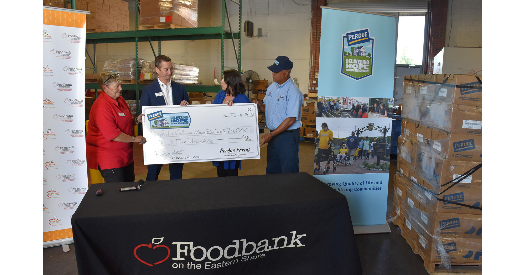 Perdue Farms Delivers $25,000 to Foodbank of Southeastern Va. and the ...
