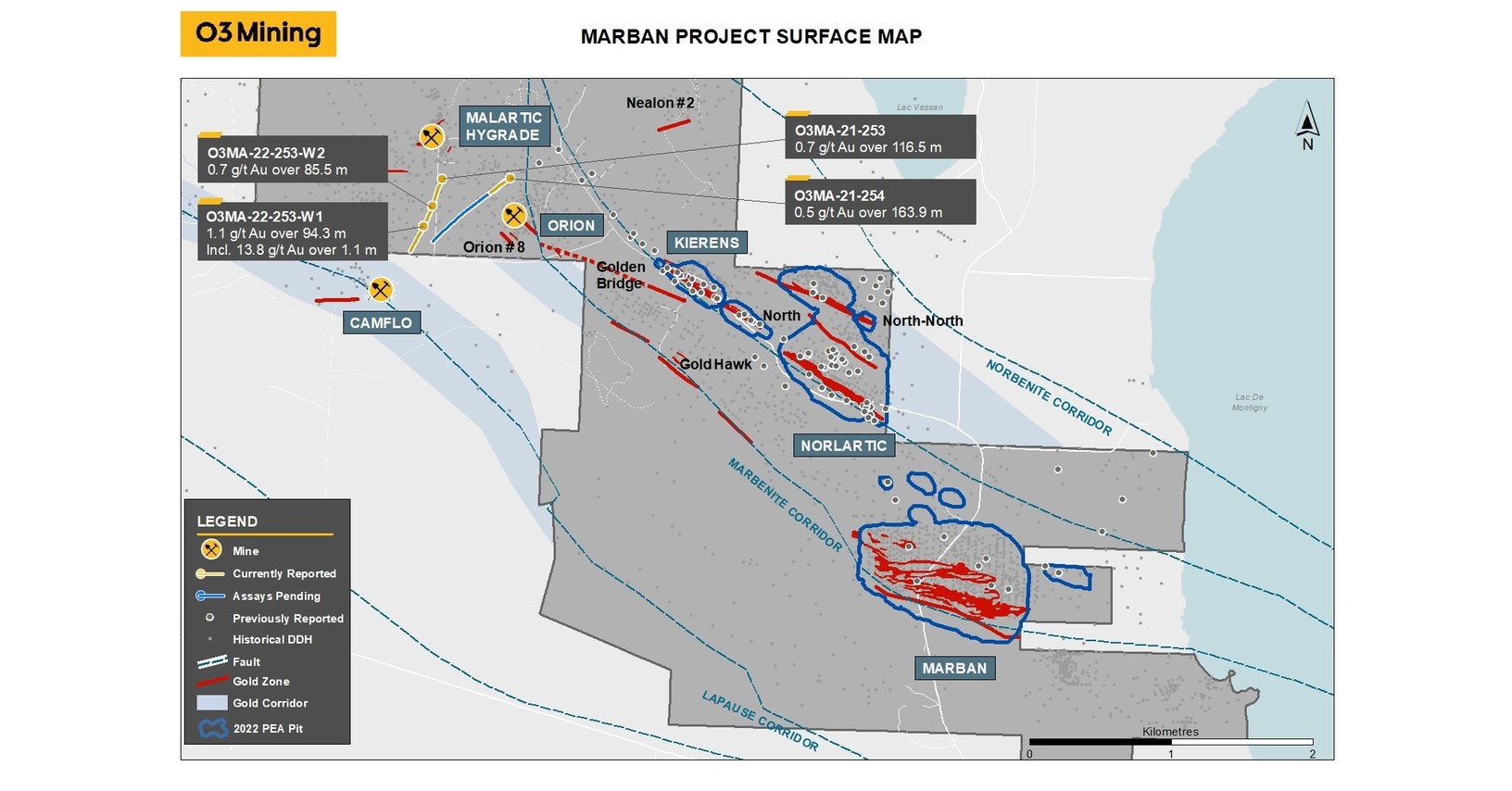 O3 Mining Expands Mineralization Corridor At Camflo Extension ...