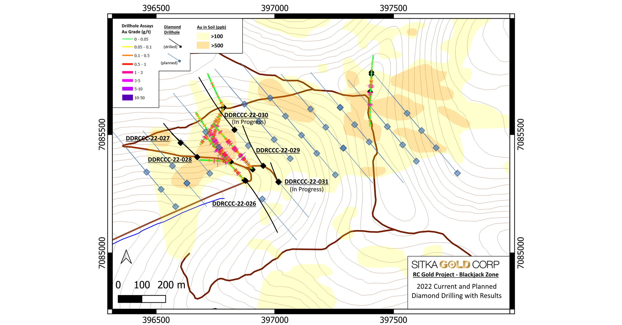 Sitka Adds Third Drill Rig to its RC Gold Project in Yukon