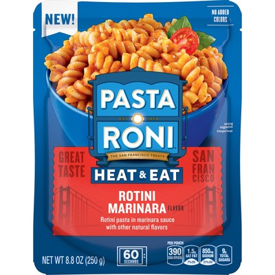 PASTA RONI INTRODUCES NEW HEAT & EAT OFFERINGS TO HELP EASE MEALTIME CHAOS