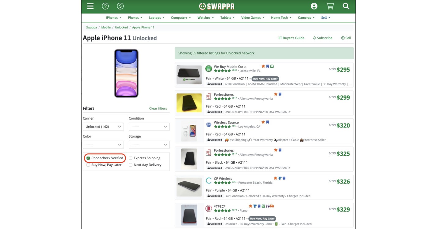 Phonecheck to Provide Mobile Device Certification on Swappa