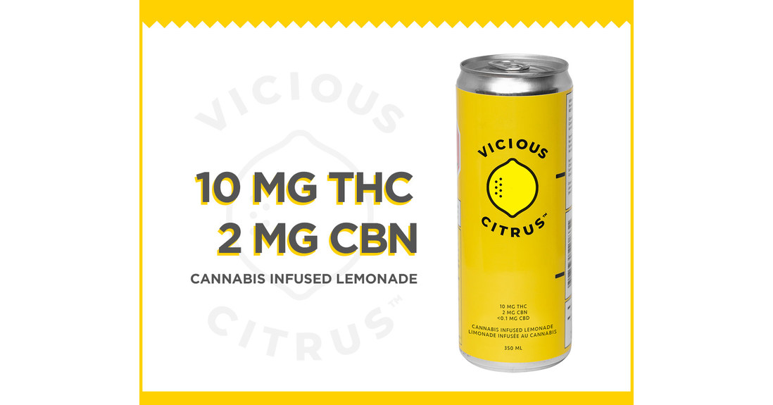 Xebra Launches Vicious Citrus THC/CBN Lemonade