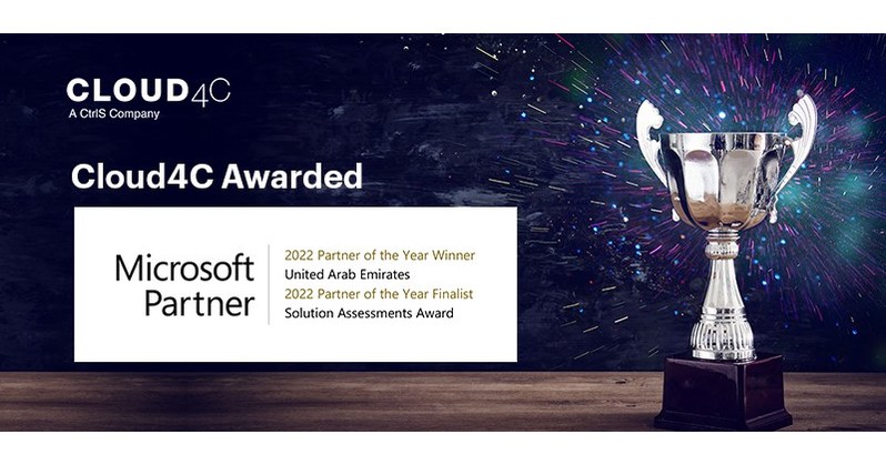 Cloud4C Recognized as Winner of 2022 Microsoft UAE Partner of the Year