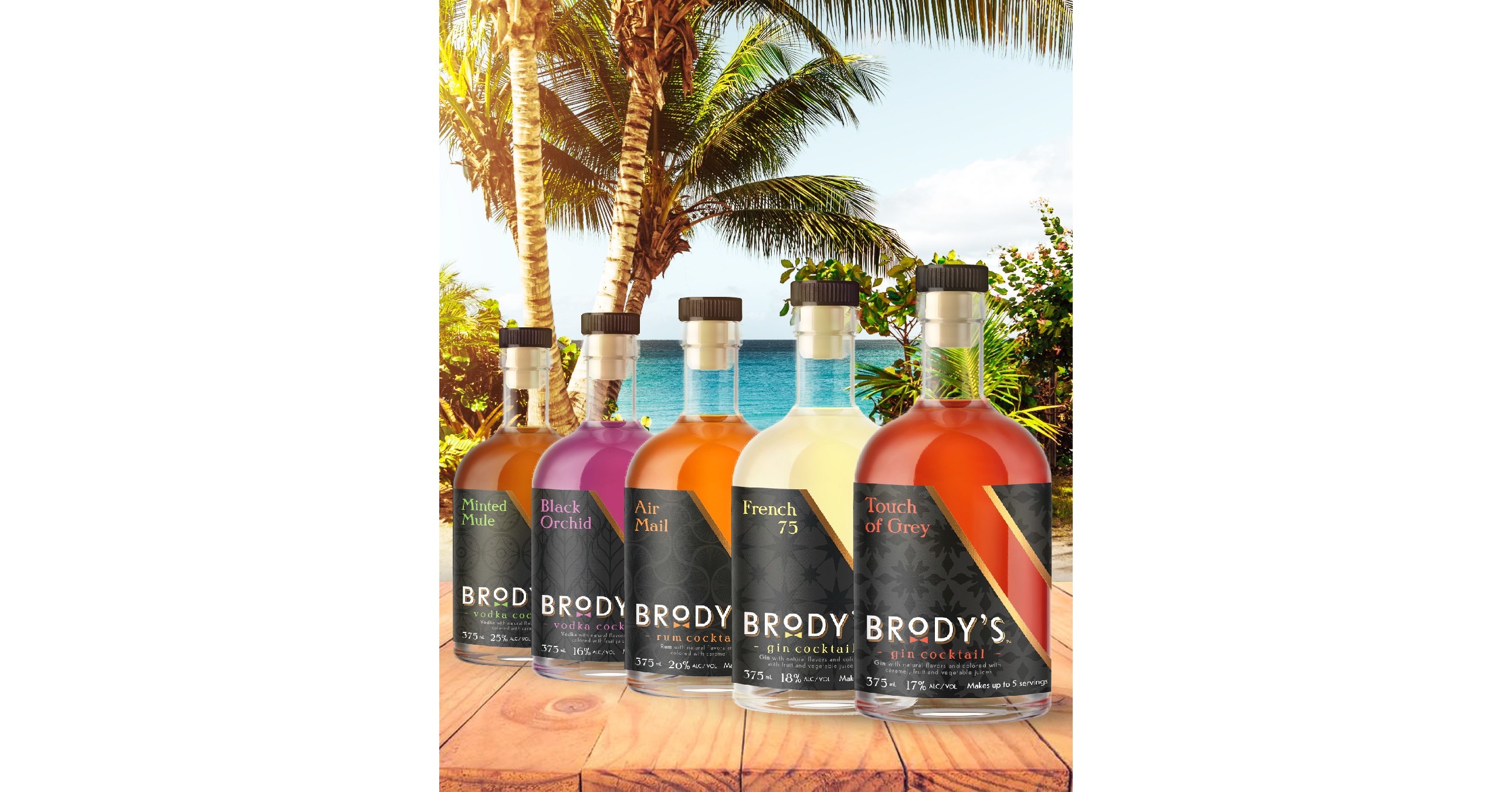 Brody's Crafted Cocktails Now Available in Foodland Stores Across Hawaii