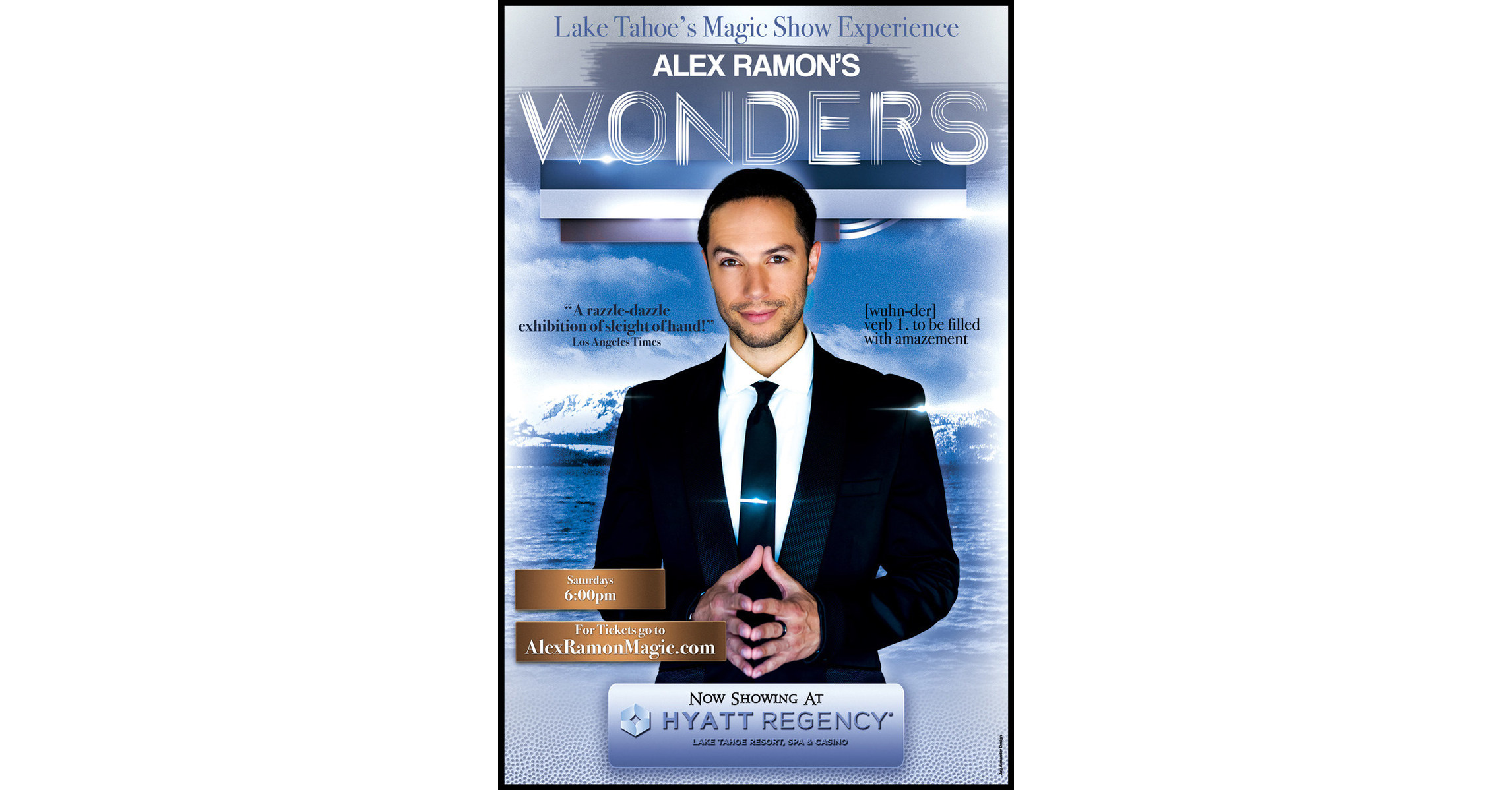 Illusionist Alex Ramon Opens Exclusive Show in Lake Tahoe