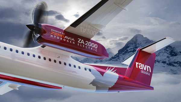 Ravn Alaska Orders 30 Hydrogen-Electric Engines from ZeroAvia