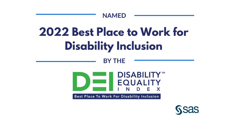 SAS receives top score on Disability Equality Index