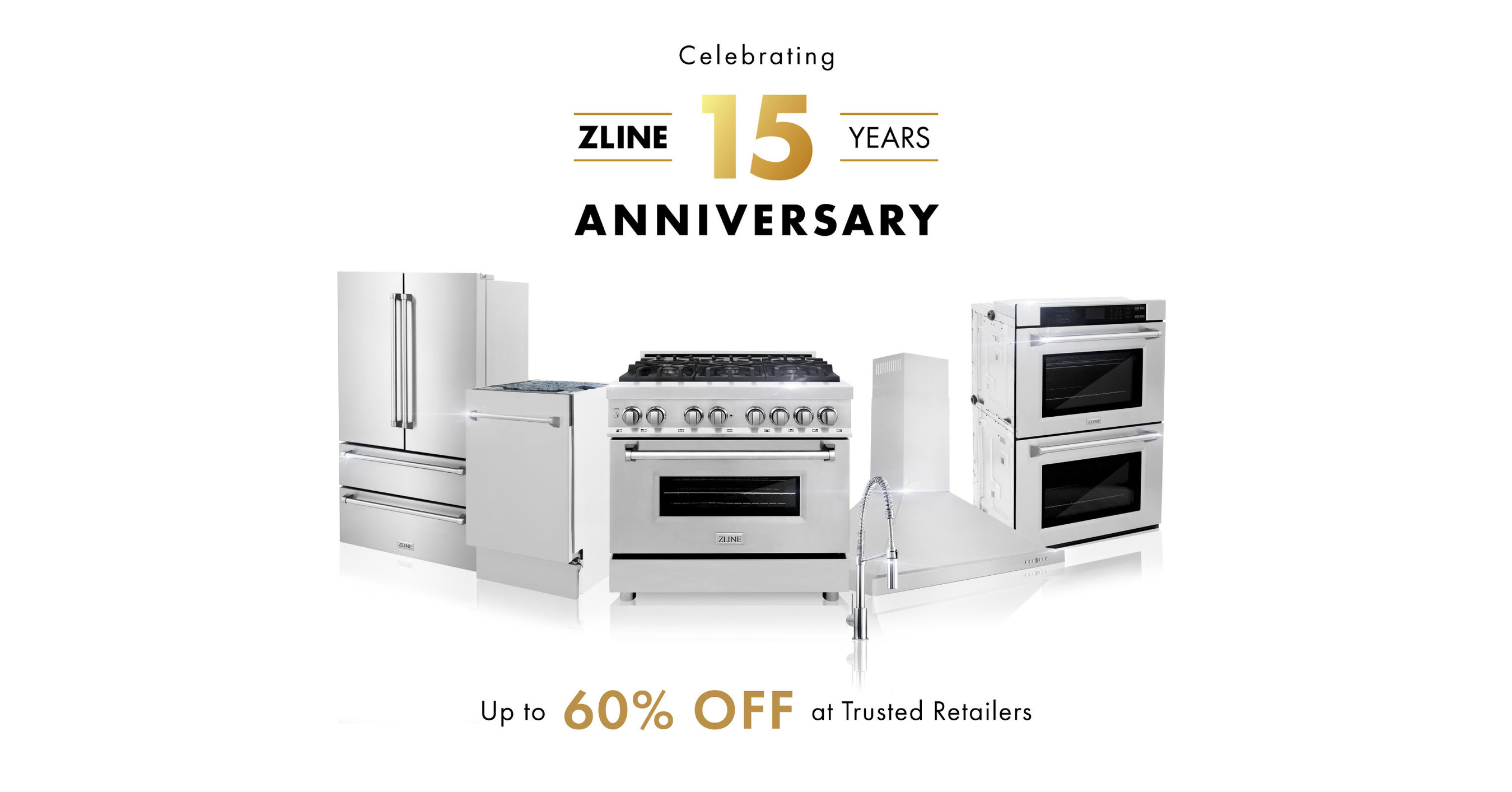 ZLINE Announces First-Ever Anniversary Sale, Celebrating 15 Years of ...