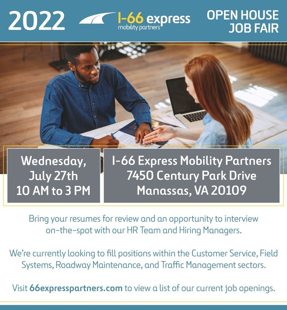 IFP: I-66 Express Mobility Partners In-House Job Fair