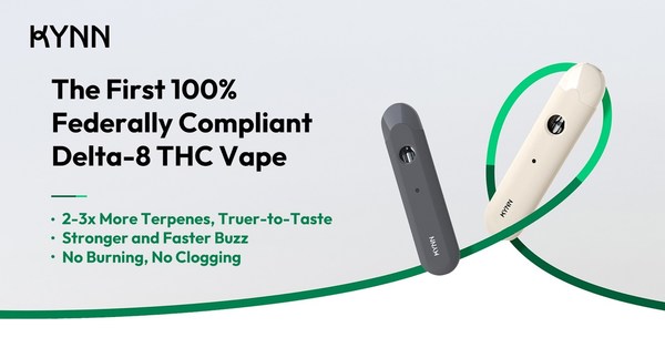 Kynn Launches 100% Federally Compliant Delta-8 THC Disposable Vaporizers