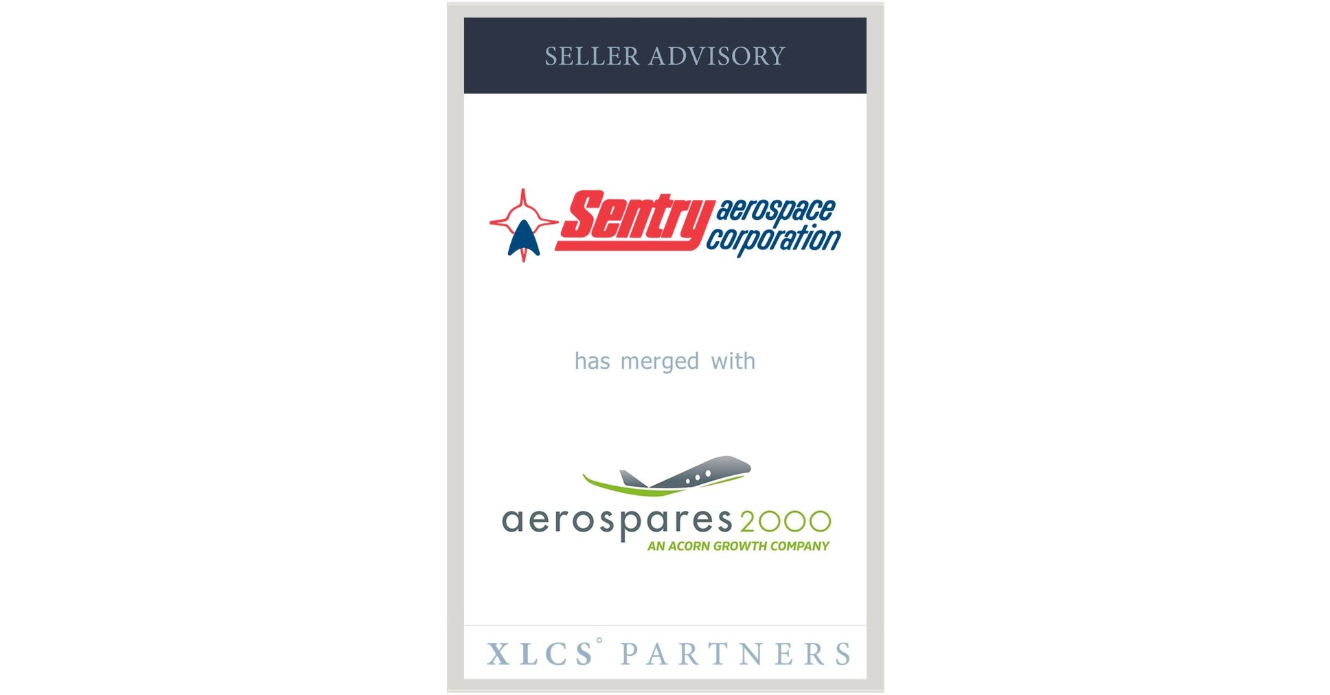 XLCS Partners advises Sentry Aerospace in merger with Aerospares 2000