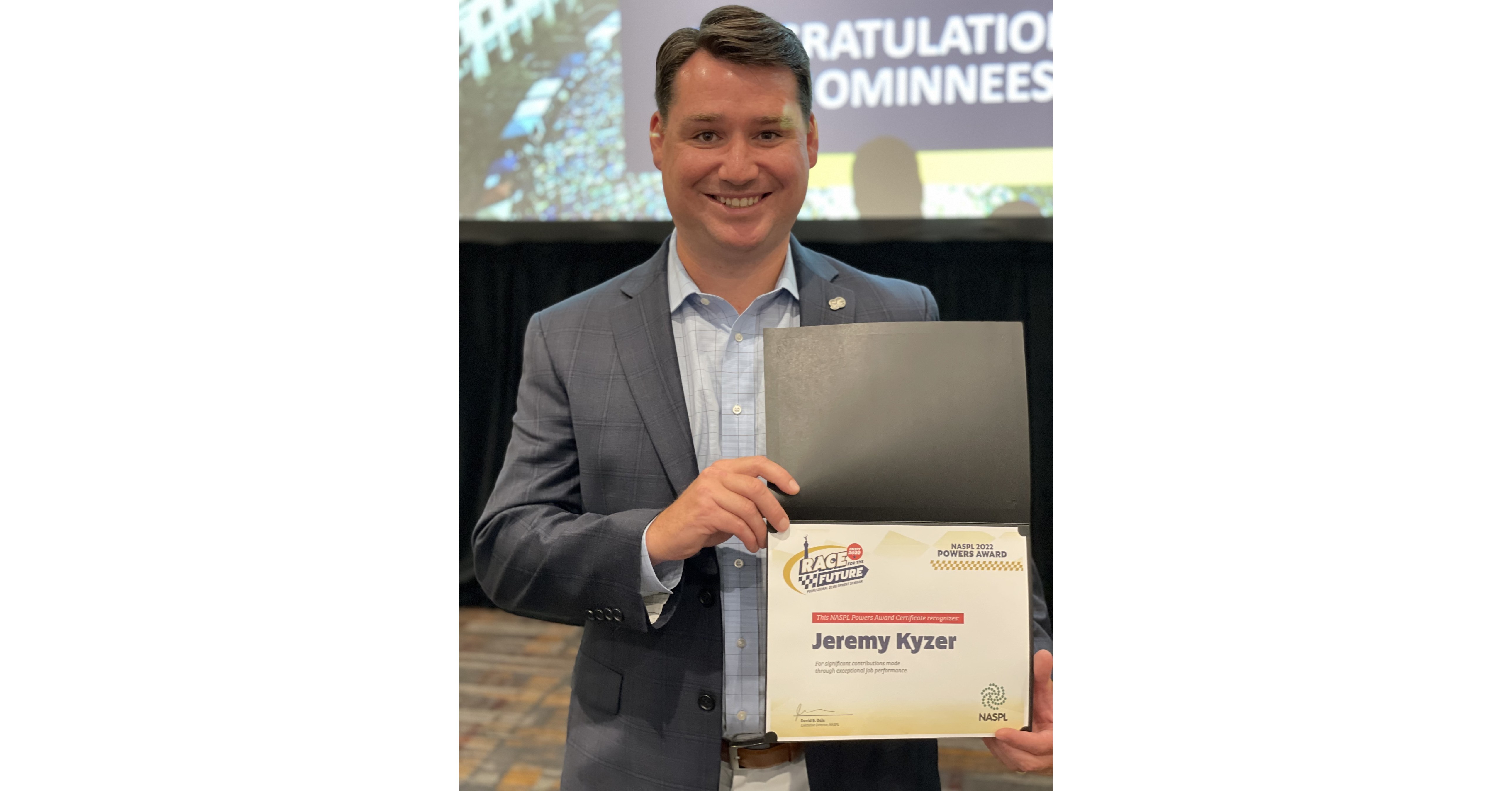 SCIENTIFIC GAMES' JEREMY KYZER RECOGNIZED BY NORTH AMERICAN LOTTERY ...