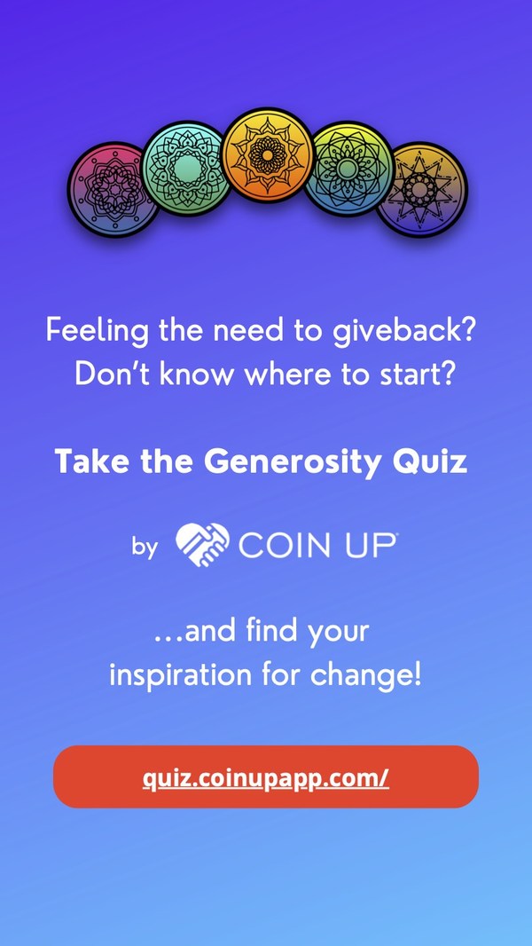 Coin Up Donation Platform Launches The Generosity Quiz, to Help Next ...