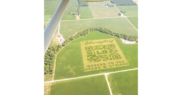 Yuengling Reveals World's Largest QR Code To Honor Our Nation's Heroes