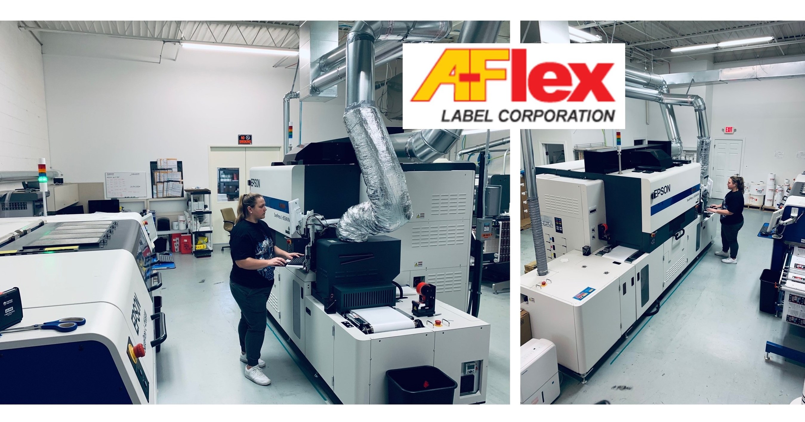 A-Flex Label Corporation Installs Epson SurePress UV Digital Label Press