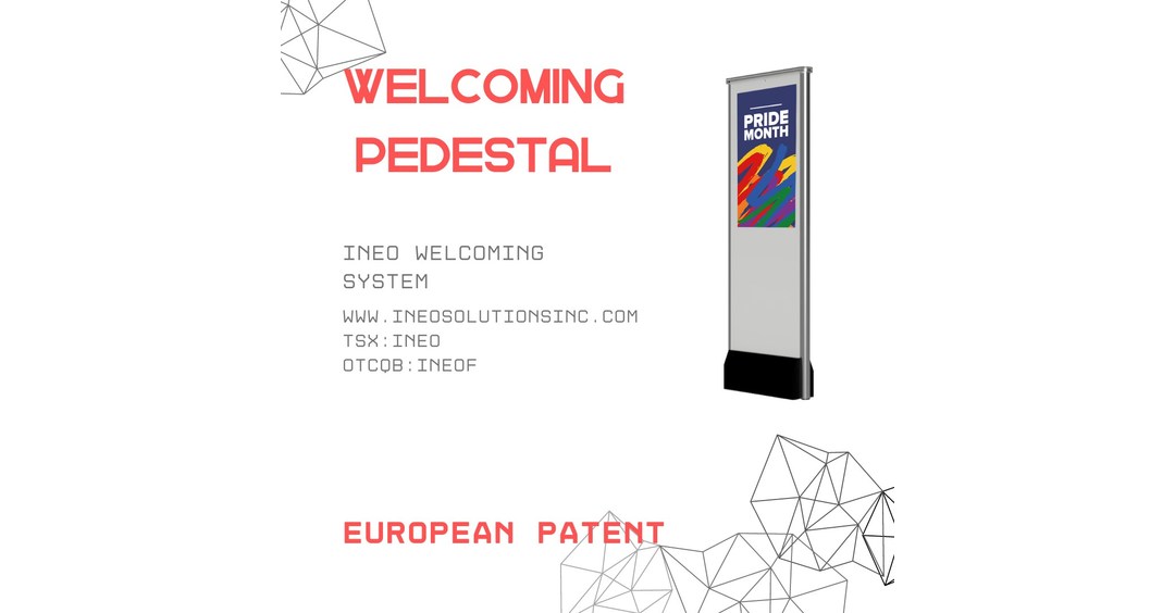 INEO Granted Patent Protecting the INEO Welcoming System's Technology ...