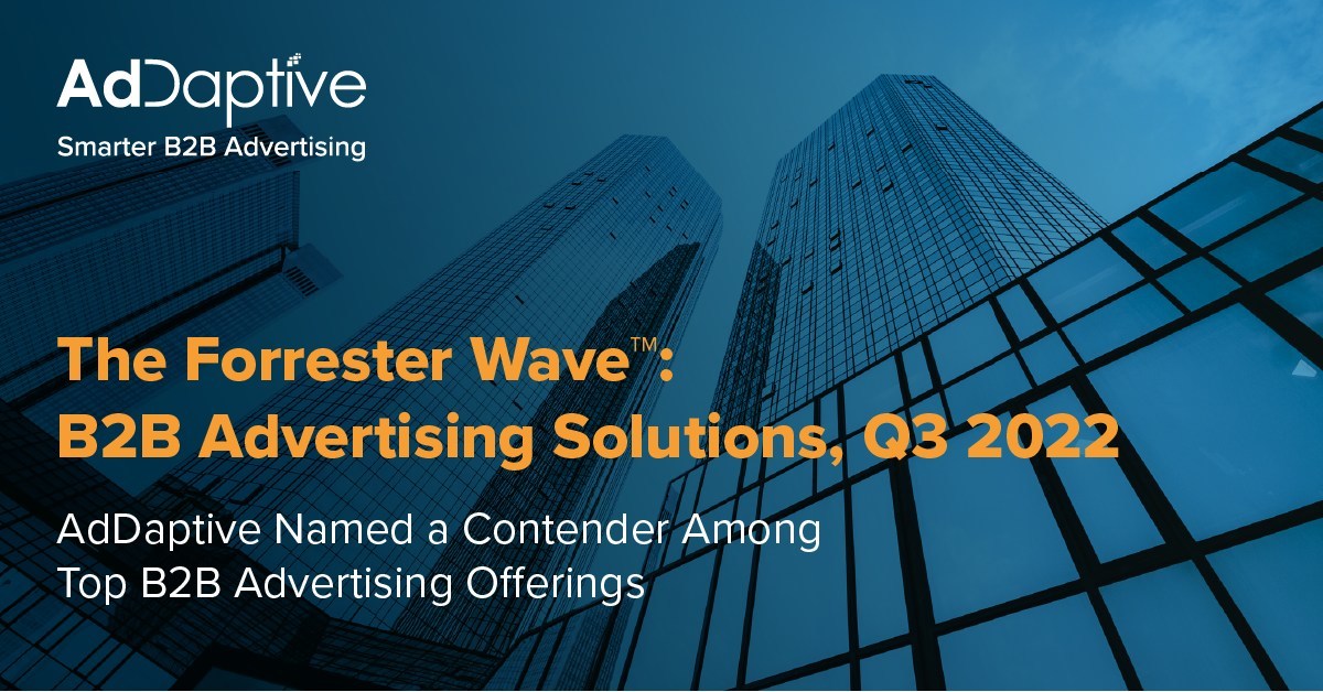 AdDaptive Named a Contender among the top B2B Advertising Solutions
